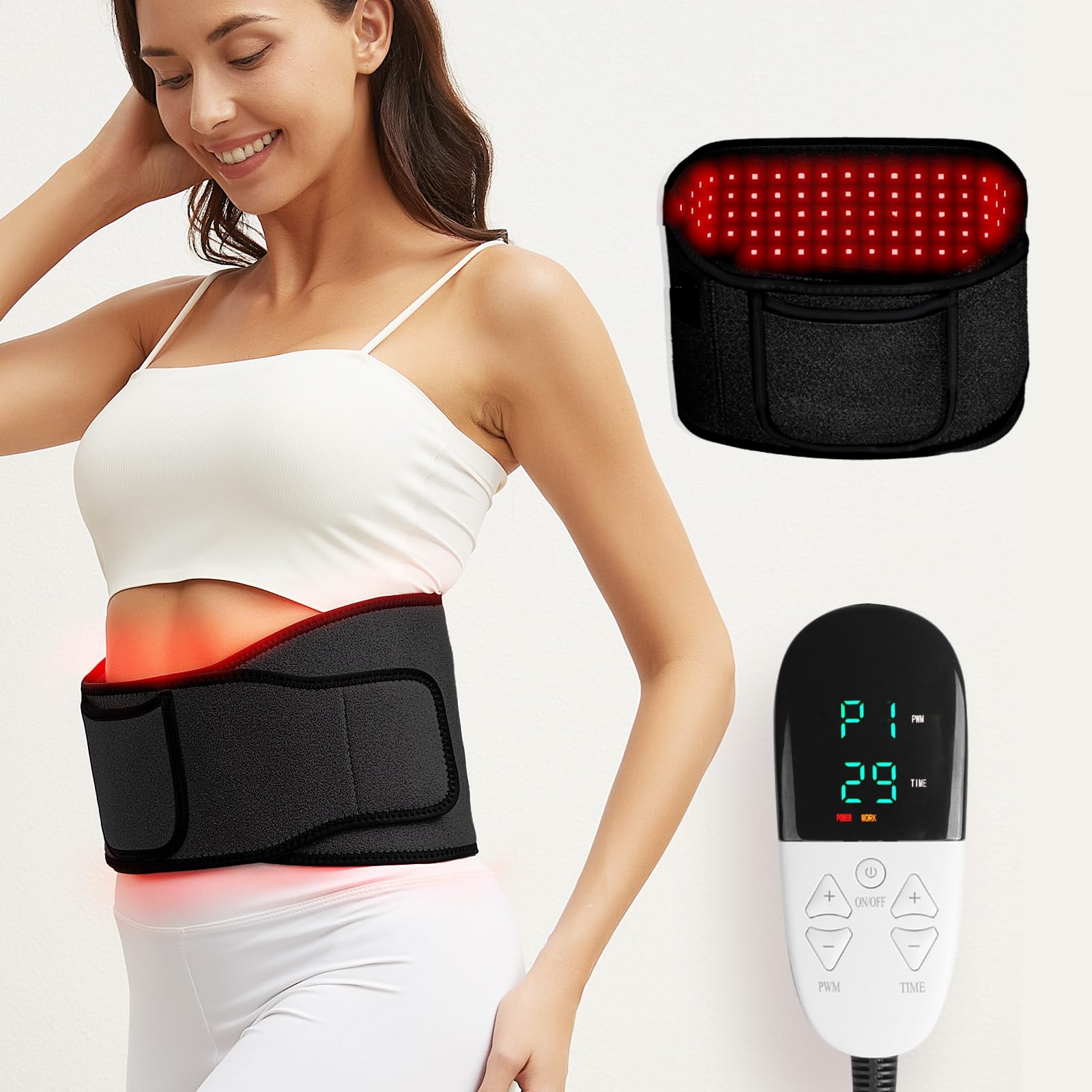 Red Light Therapy Belt, Infrared Light Therapy Wrap Red Light Therapy ...