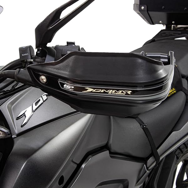 GP KOMPOZIT Hand Guard Black For Bajaj Dominar 250/400 2017-2022 BAJ ...
