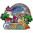 Amazon.com: Cancun Quintana Roo Mexico Magnet Fridge Magnet Wooden 3D ...