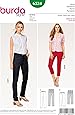 Burda 6543 Schnittmuster Schmale Hose (Damen, Gr. 32-46) Level 3 mittel ...