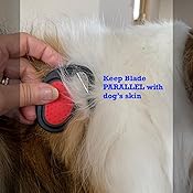 Mikki Dog Puppy and Cat Matt Splitter - Removes Knots and Matts ...