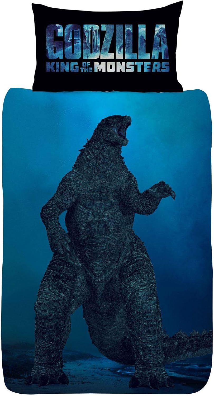 Godzilla King of Monsters Single Duvet Cover Reversible Bedding Set ...