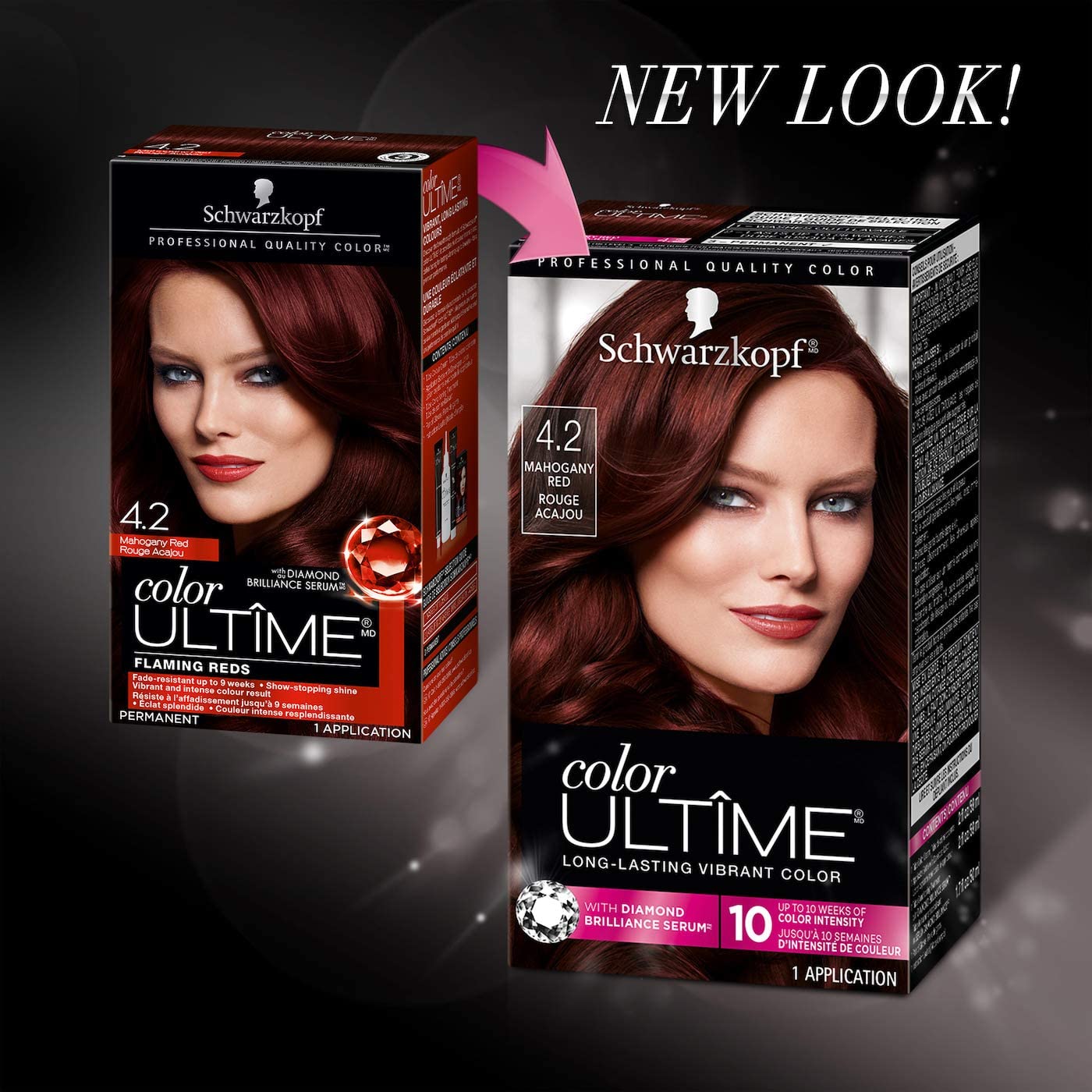 Mua Schwarzkopf Color Ultime Hair Color, 4.2 Mahogany Red, 1 ...