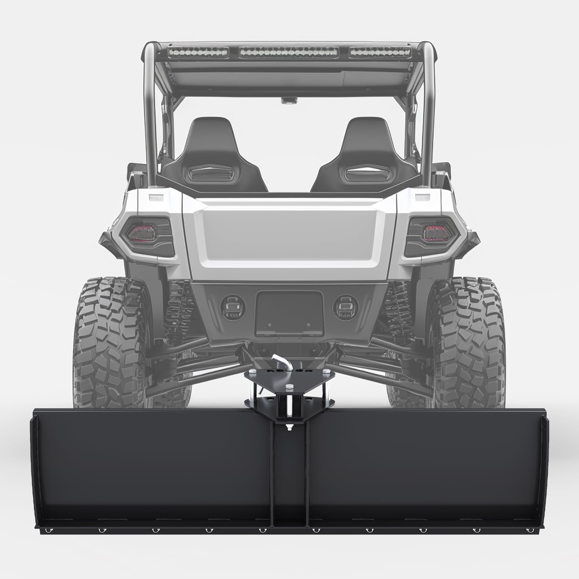 ECOTRIC 3-Point 48" Scrape Blade Implement 2 Inch Receiver for ATV UTV ...