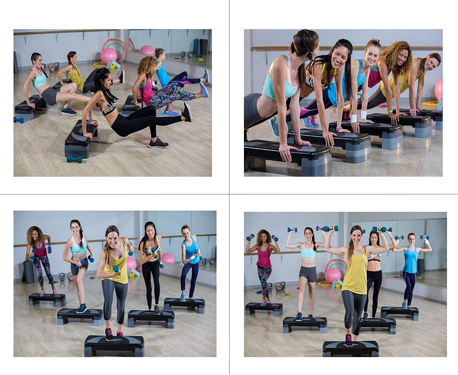 Exercise Machines Xn8 Sports Adjustable Aerobic Step Pair Exercise ...