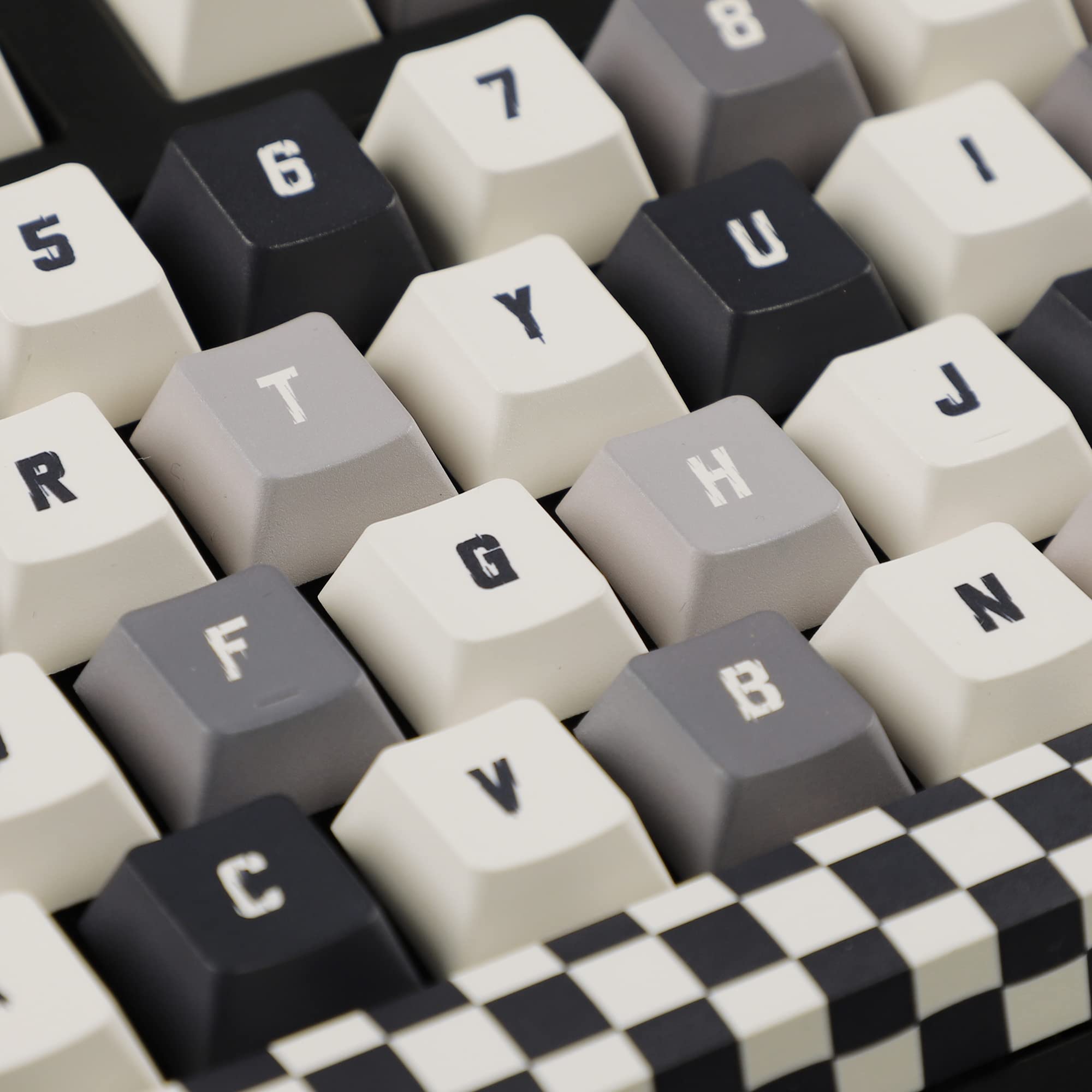 Mua 144 Chess Board Keycaps Dye-Sub Thick PBT Cherry Profile Key caps ...