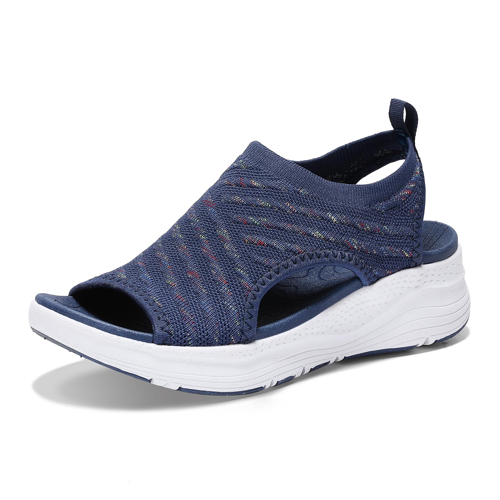 YESWIN Women Walking Sandals Arch Support Orthotic Comfortable Plantar ...