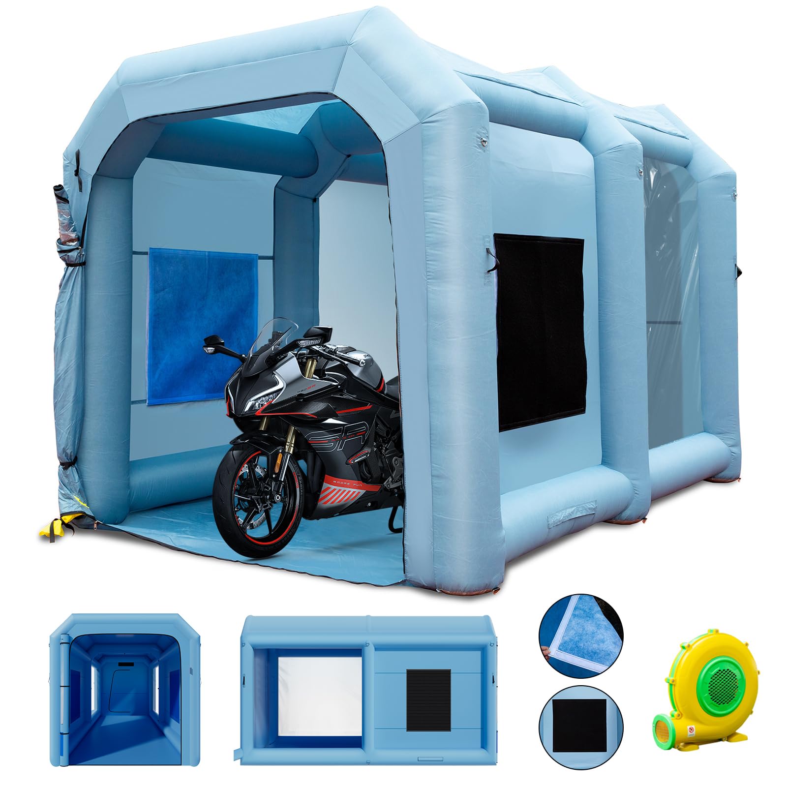 Mua VEVOR Inflatable Paint Booth, 13x10x9ft Inflatable Spray Booth ...
