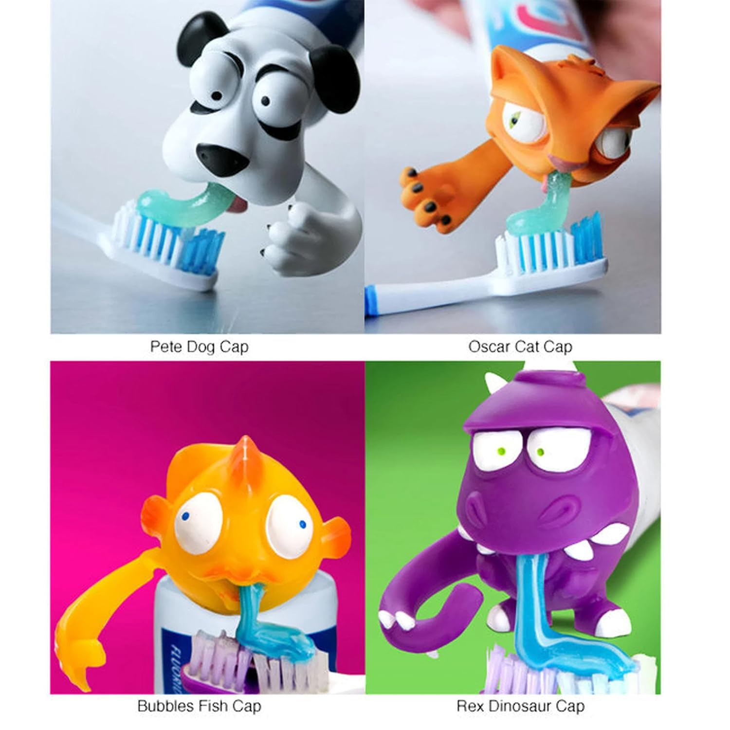 Amazon.com : SET OF 4 TOOTHPASTE HEADS by"SPREAD HEADS" : Beauty