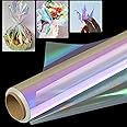 Amazon.com: 66 ft x 34 in Extra Wide Iridescent Cellophane Wrap Roll, Iridescent Film Cellophane ...
