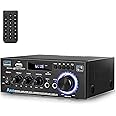 Amazon.com: AK45 Stereo Home Audio Amplifier with 5.0 Bluetooth Receiver, 300W+300W Bluetooth ...