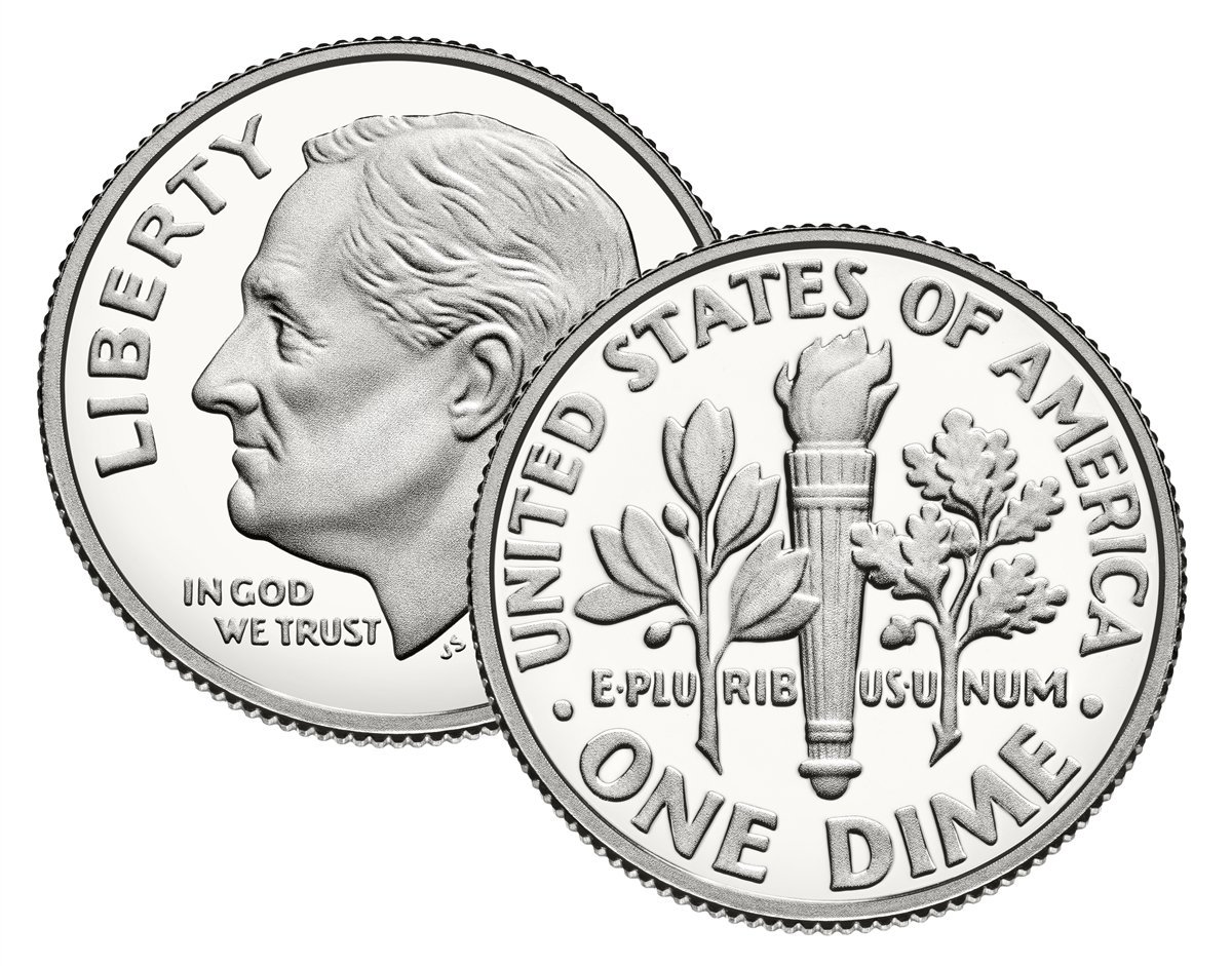 2018 S Clad Proof Roosevelt Dime US Mint at Amazon's Collectible Coins ...