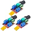 Lifcratms Mini PWM DC Motor Speed Controller, DC 3V 6V 12V 24V 35V 5A ...
