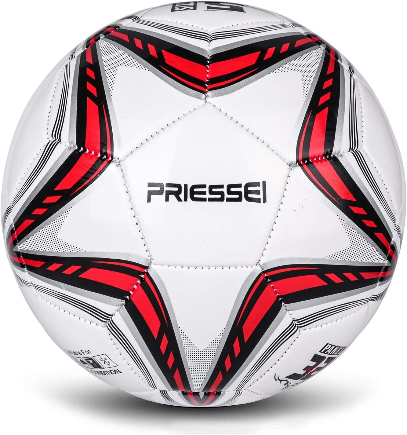 Priessei Football Training Ball Size 5 Official Indoor & Outdoor Soccer ...