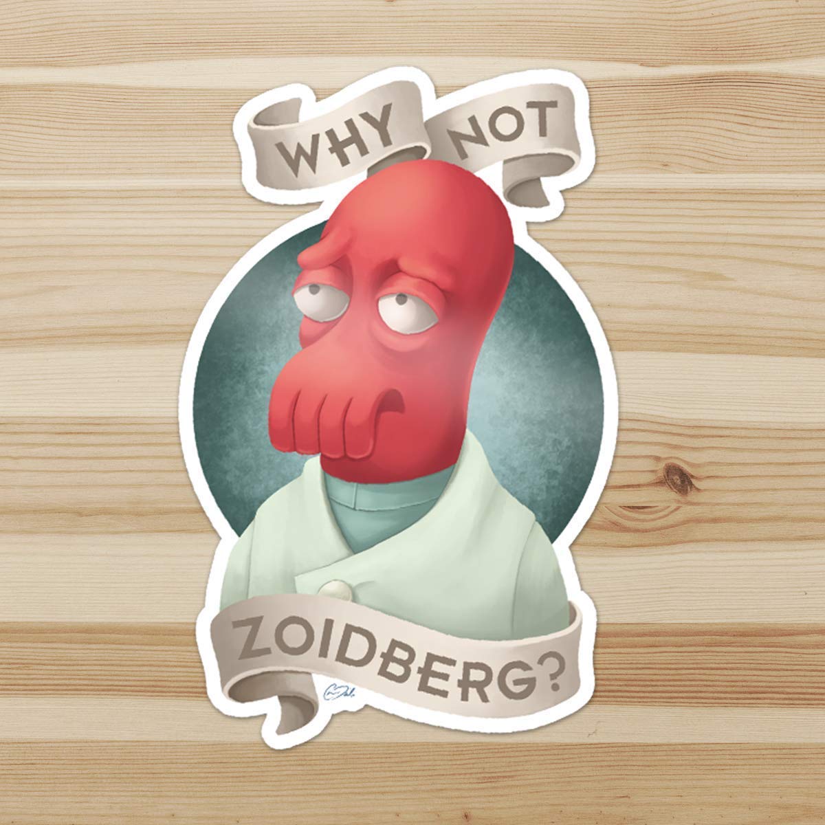 Amazon.com: Zoidberg - Futurama - Original Artwork Sticker: Handmade