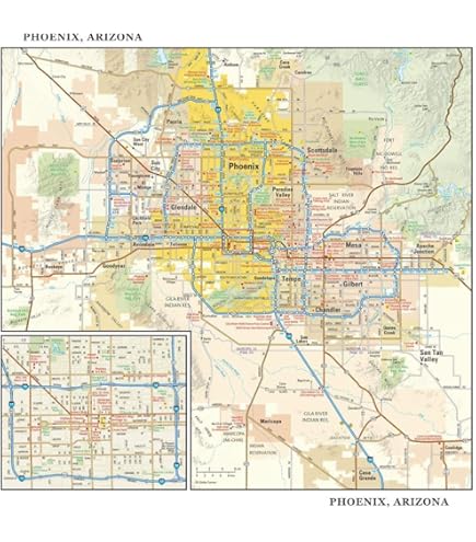 Map Of All Zip Codes In Phoenix Arizona-arizona Map Zip Code Map Map