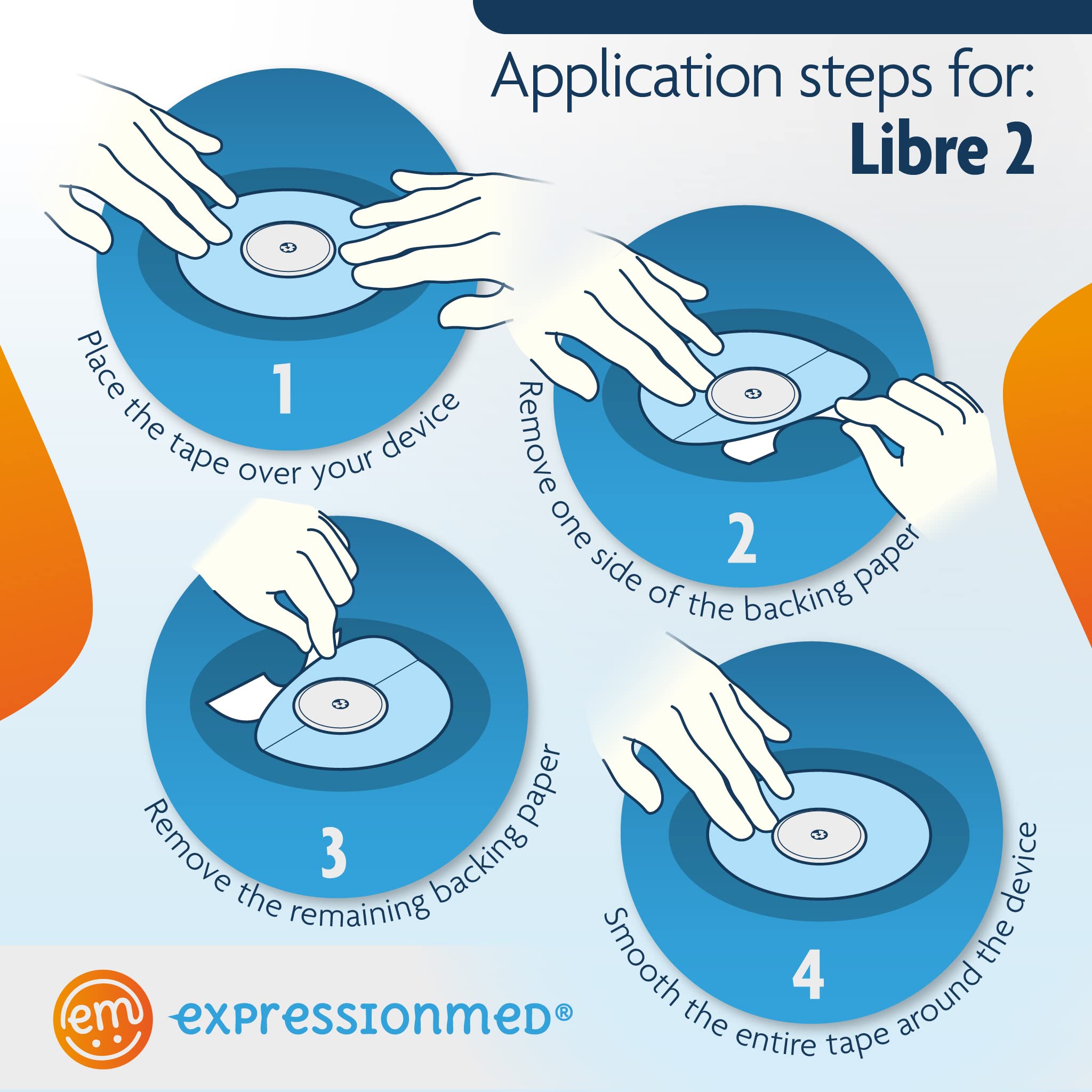 Mua ExpressionMed - Adhesive Patch for Libre 2 (5-Pack) - Made in The ...