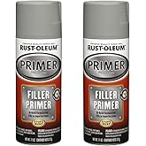 Rust-Oleum 260510 Automotive 2-in-1 Filler & Sandable Primer, 12 Ounce (Pack of 1), Gray - Spray ...