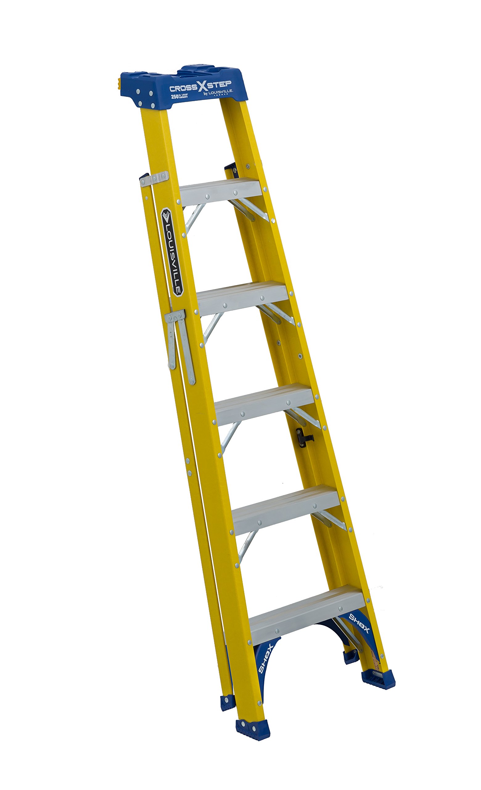 Louisville Ladder FXS2006 Cross Step Ladder, 250-Load Capacity, Type I ...