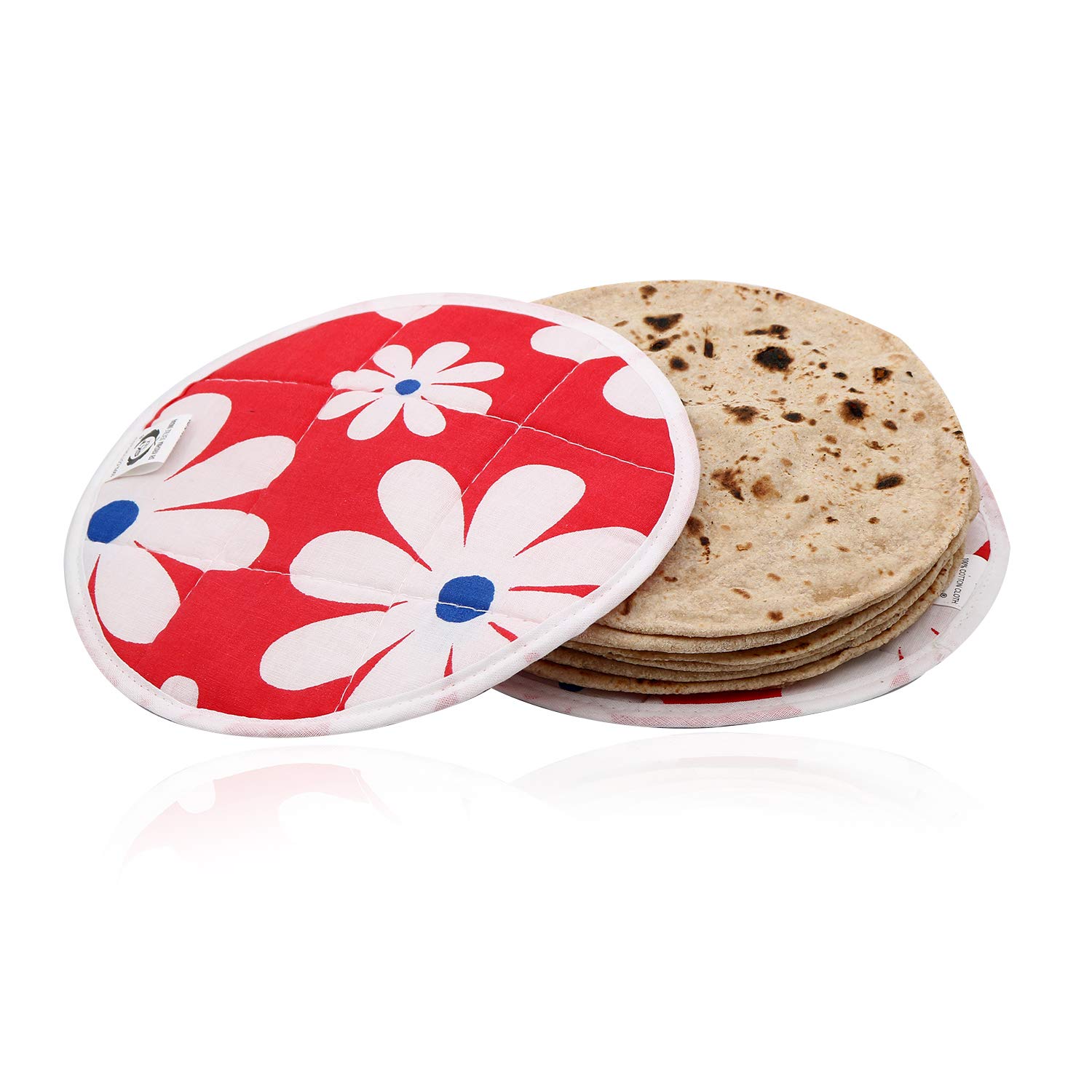 Kuber Industries Cotton 2 Pieces Roti Cover/Chapati Cover/Roti Rumals ...
