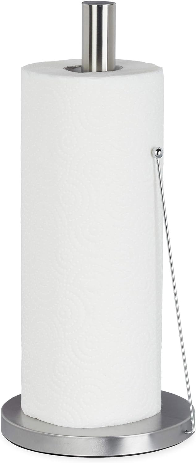 Amazon.de: Relaxdays Küchenrollenhalter aus Edelstahl, Design ...