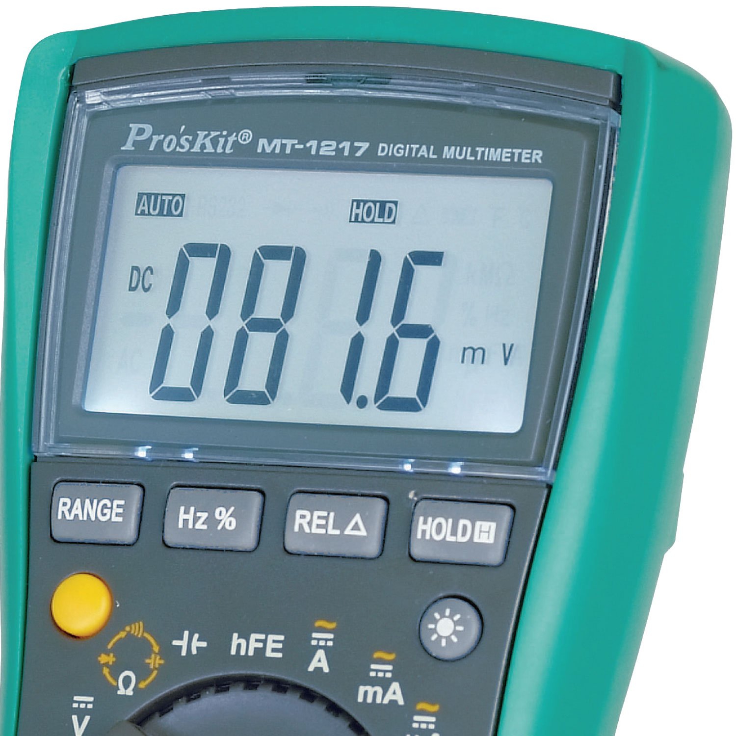 ProsKit MT-1217 Mustimeter Auto Range 3-3/4 Digital tillescenter Test ...