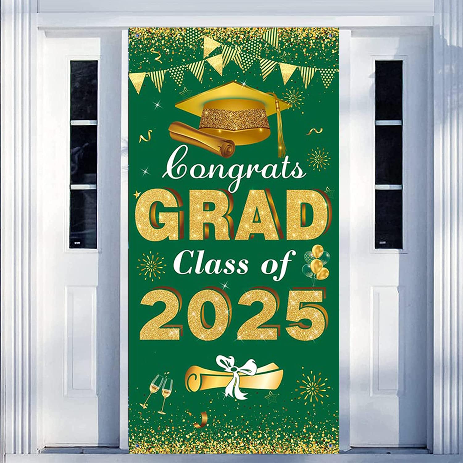 2025 Graduation Decorations Congrats Grad Class of 2025 Door Cover ...