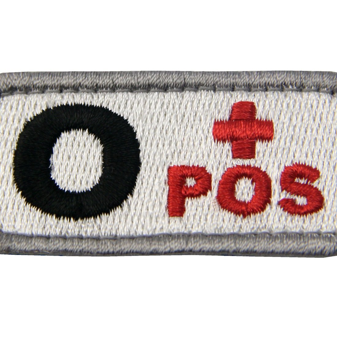 Mua O Shape + Tactical Blood Type Embroidered Velcro Patch White and ...