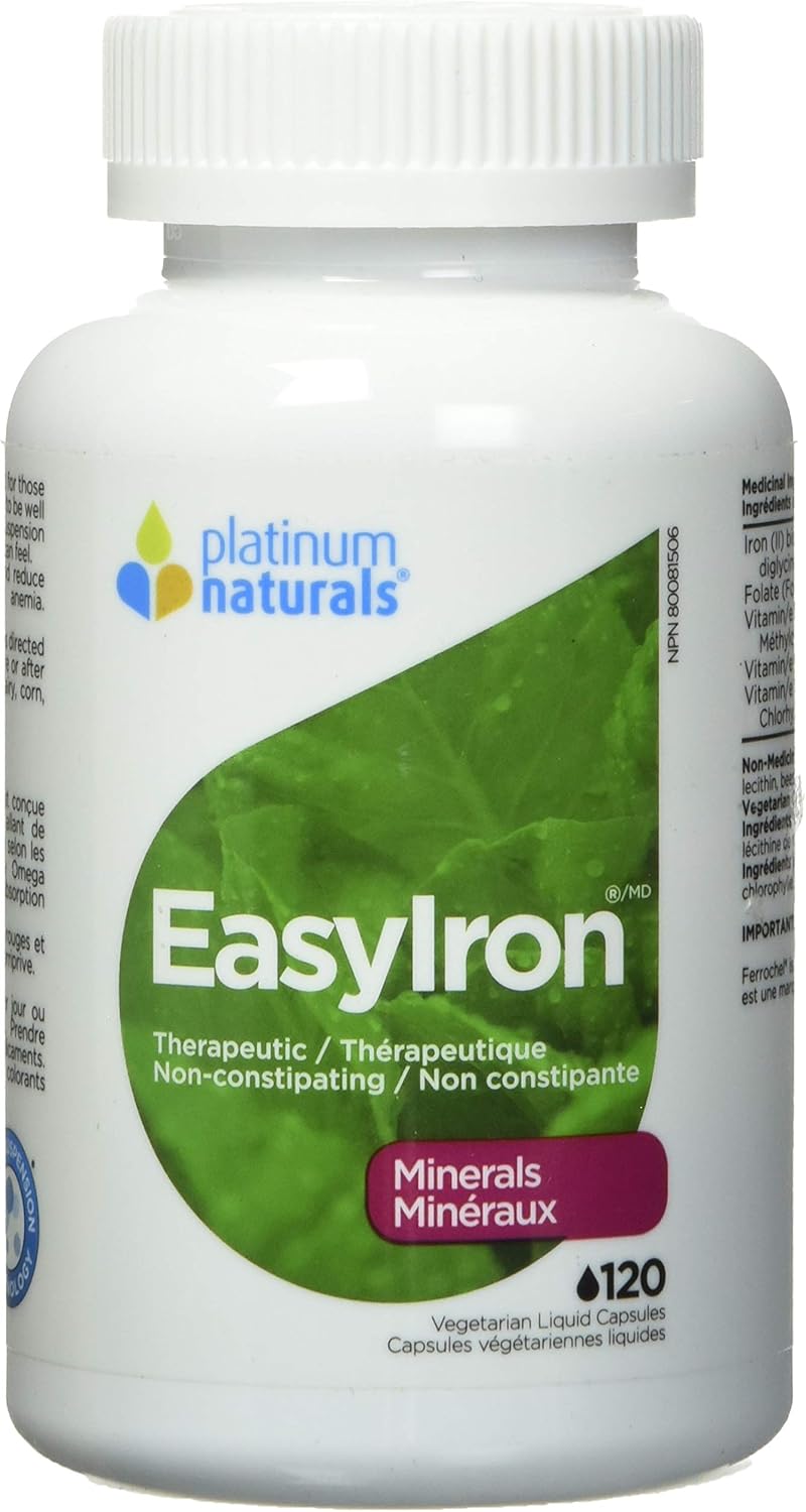 Platinum Naturals Easy Iron, 120 Ct 120 Count: Amazon.ca: Sports & Outdoors