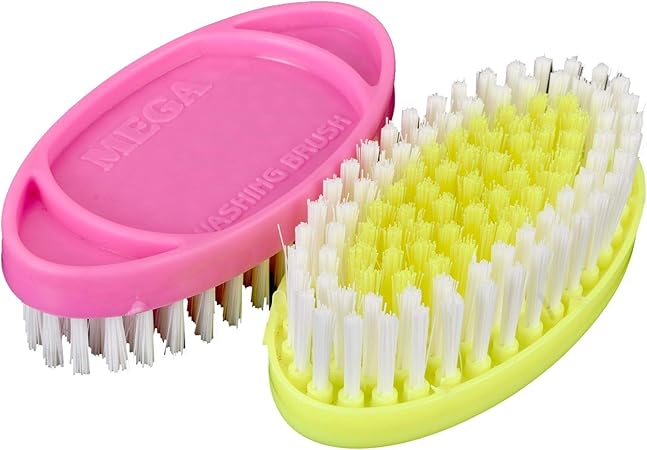 Mega Cloth Washing Brush Soft (Pack Of 2, Multicolour): Amazon.in: Home ...