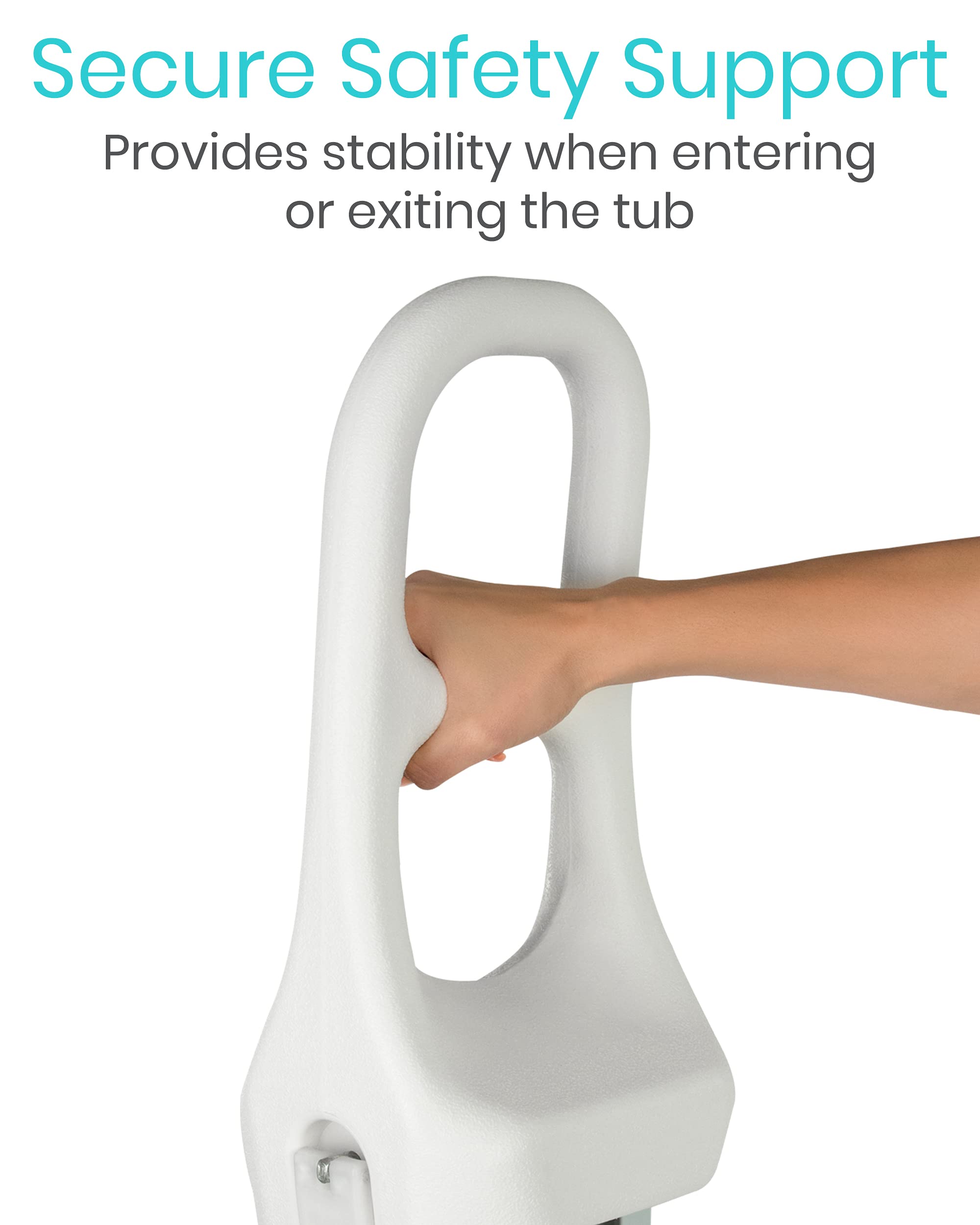 Mua Vive Bathtub Rail - Bathroom Tub Safety Rail Heavy Duty for Seniors ...