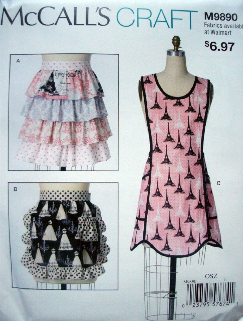 McCall's Apron (Walmart) M9890 pattern review by breezypezy