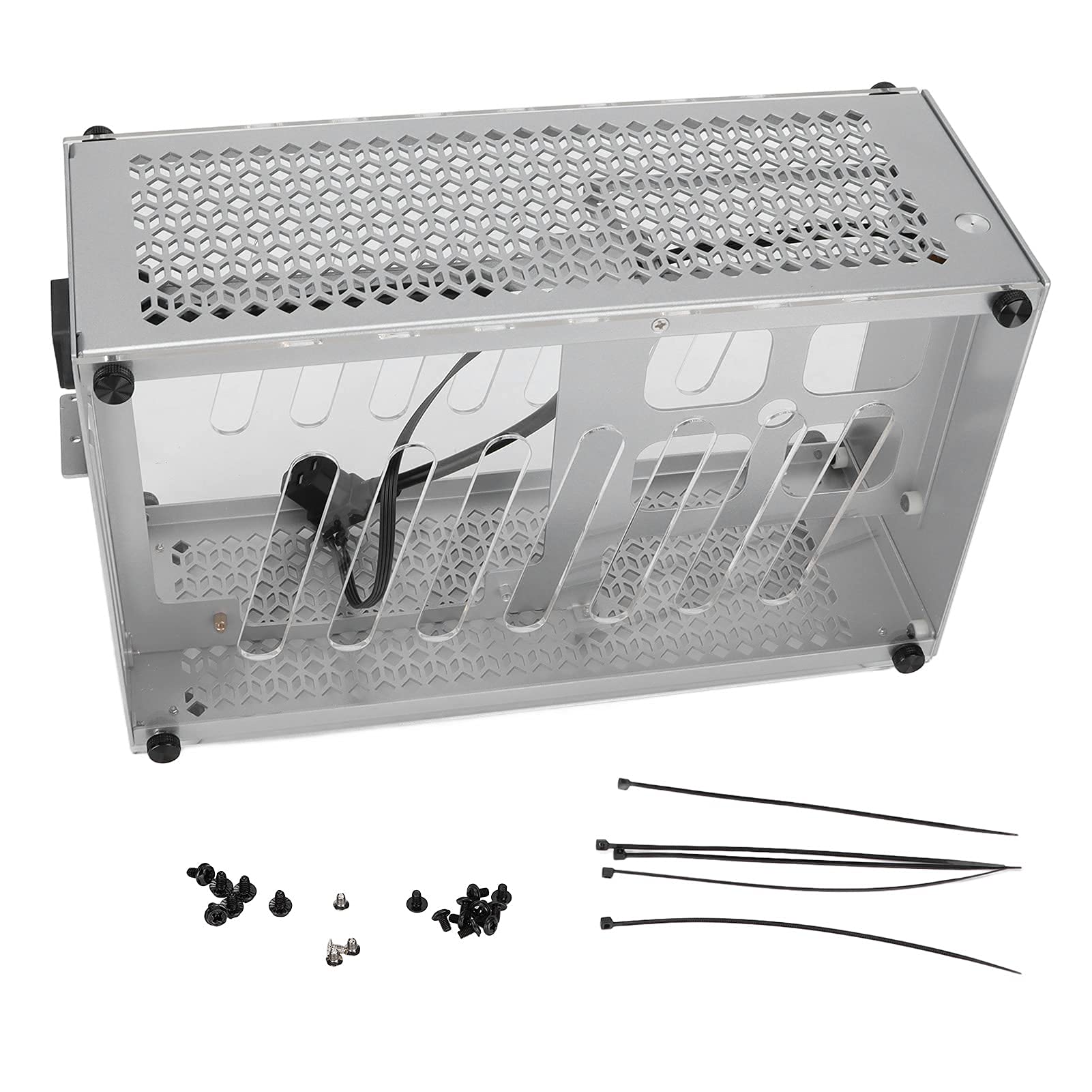 Desktop Computer Chassis Case,K55 Mini-ITX Desktop Chassis Aluminum ...