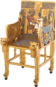Amazon.com: Egyptian - King's Throne - Pharaoh Chair Collectible Egypt ...