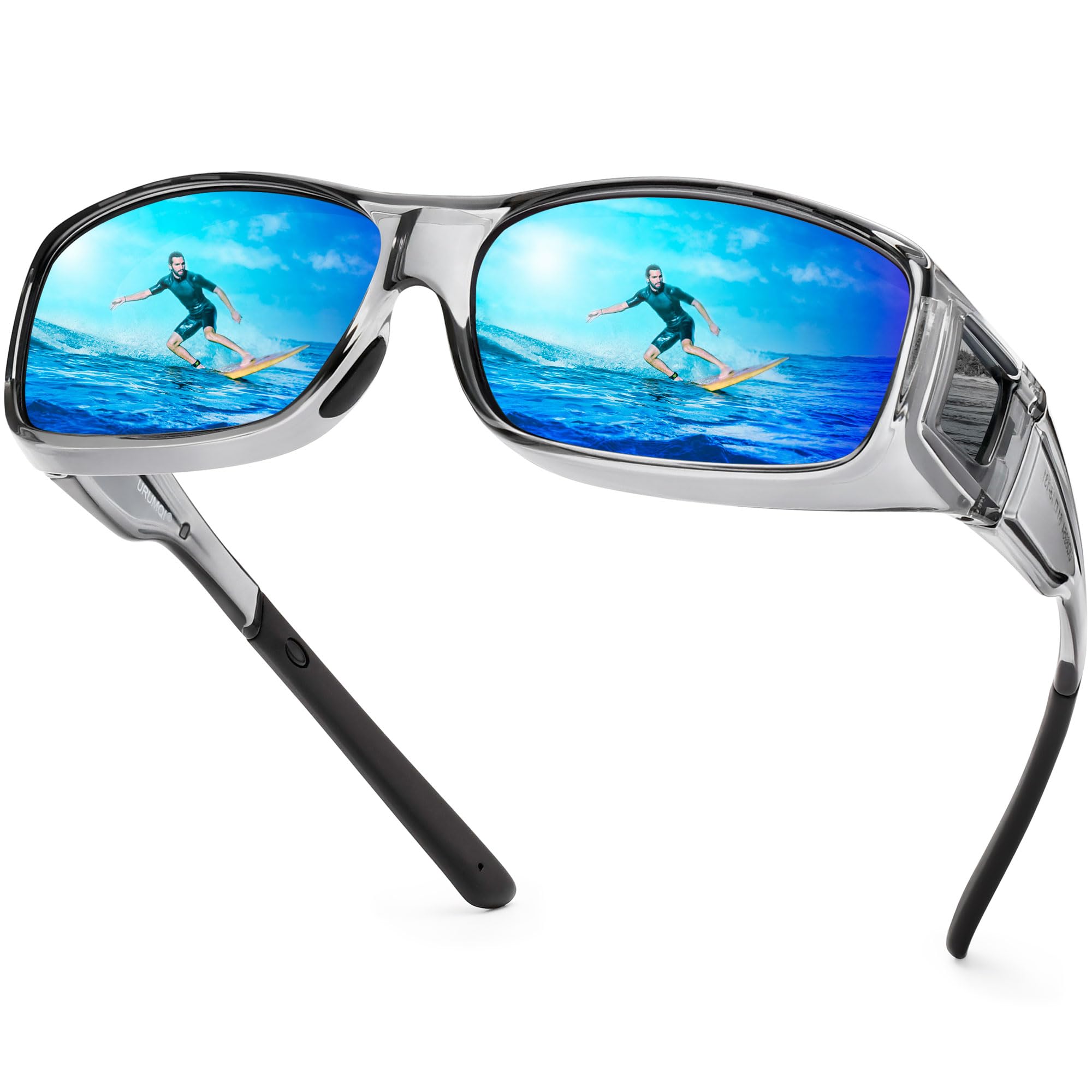 Mua Polarized Sunglasses Fit Over Glasses for Men Women, Wrap Around ...