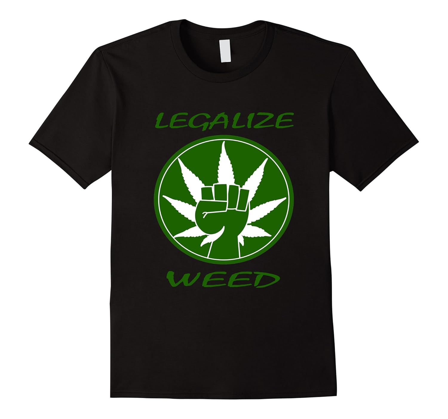 Legalize Weed T-Shirt Graphic Tee Marijuana Cannabis Protest-Art ...