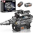 Amazon.com: Mould King V12 Engine Building Blocks Sets, 10205 Car ...