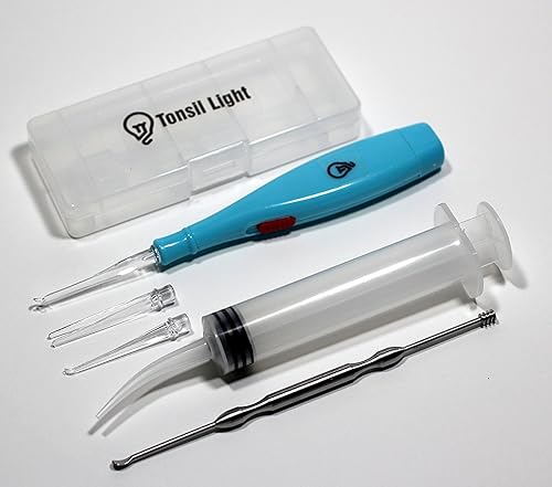 Tonsil Stone Remover + Irrigation Syringe + Premium Stainless Steel ...