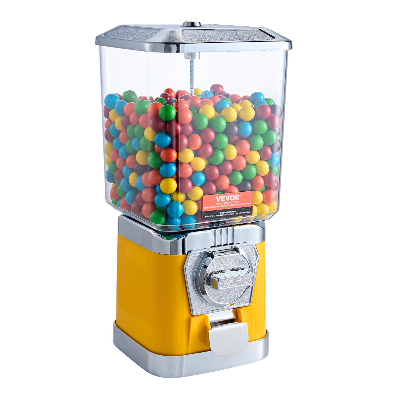 VEVOR Vending Machine, Classic Gumball Bank, Huge Load Capacity Candy ...