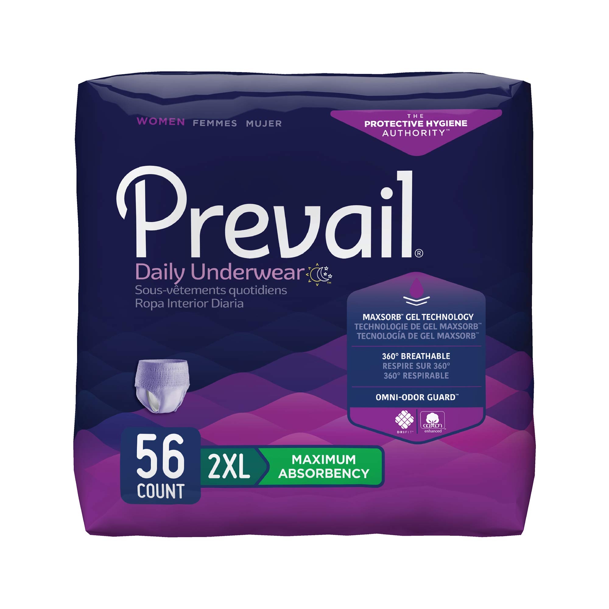 Prevail Proven | 2X-Large Pull-Up | Women's Incontinence Protective ...