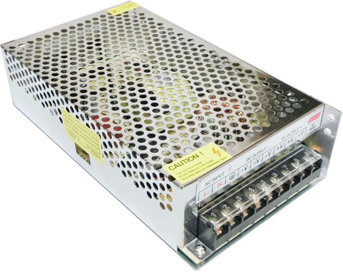 Amazon | 直流安定化電源 AC DC 12V コンバーター 安全保護 回路 装置 最大 (10A) | ケーブル名人 | パソコン ...