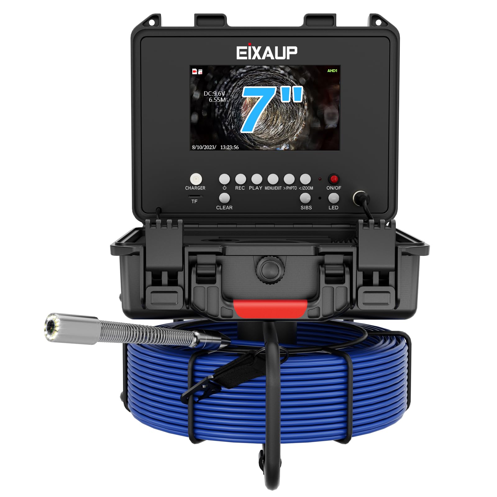 EIXAUP Sewer Camera Self Leveling, Sewer Inspection Camera 100 ft/30 m ...