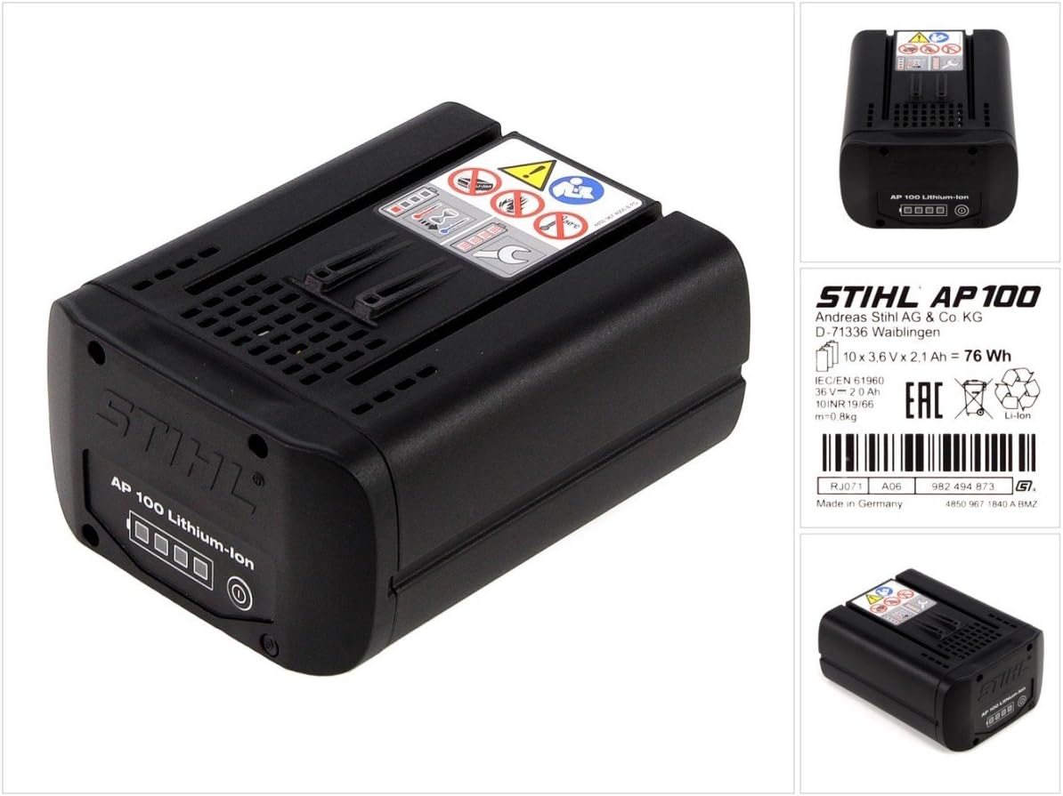 Stihl AP 100 Lithium Ion 76 Wh Bettery: Amazon.co.uk: DIY & Tools