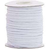 Amazon.com: Flat Elastic Band for Sewing, 1/4"100 Yards High Elasticity ...