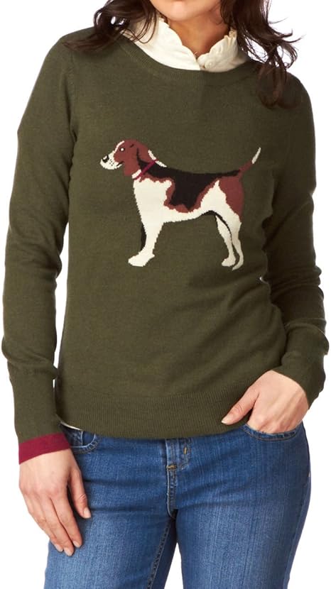 Joules Ladies? Beagle Jumper - Moorlan O_BEAGLE - 18: Amazon.co.uk ...