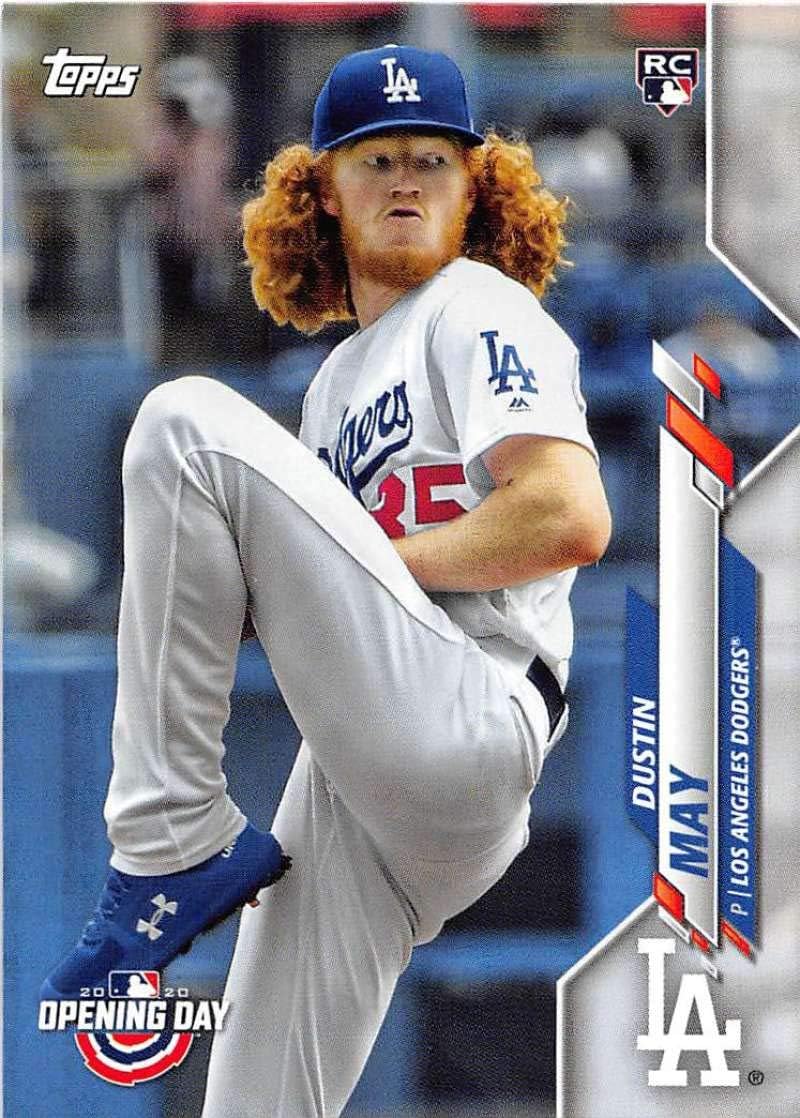 Amazon.com: 2020 Topps Opening Day Baseball #57 Dustin May RC Rookie ...