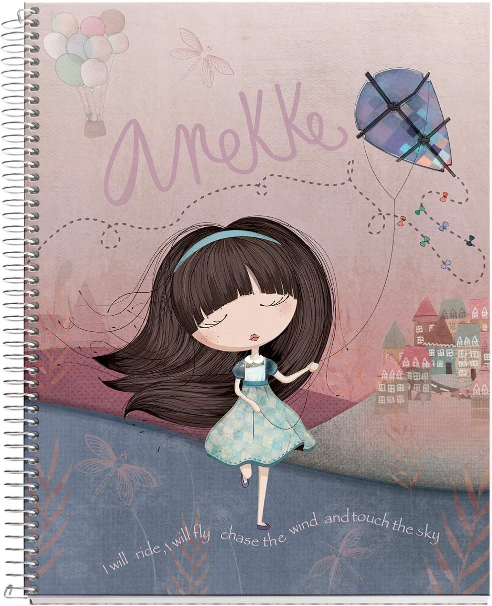 Anekke A4 Grid Notebook 120 Sheets Liberty – BigaMart