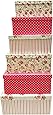 Amazon.com: Elegant Decorative Themed Extra Large Nesting Gift Boxes -6 ...