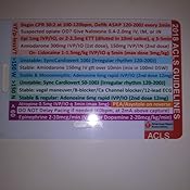 Amazon.com: Quick ACLS Card (2020 ACLS Guidelines) AHA ACLS Badge Buddy ...