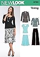 New Look Sewing Pattern 6163 Misses' Separates, Size A (8-10-12-14-16 ...